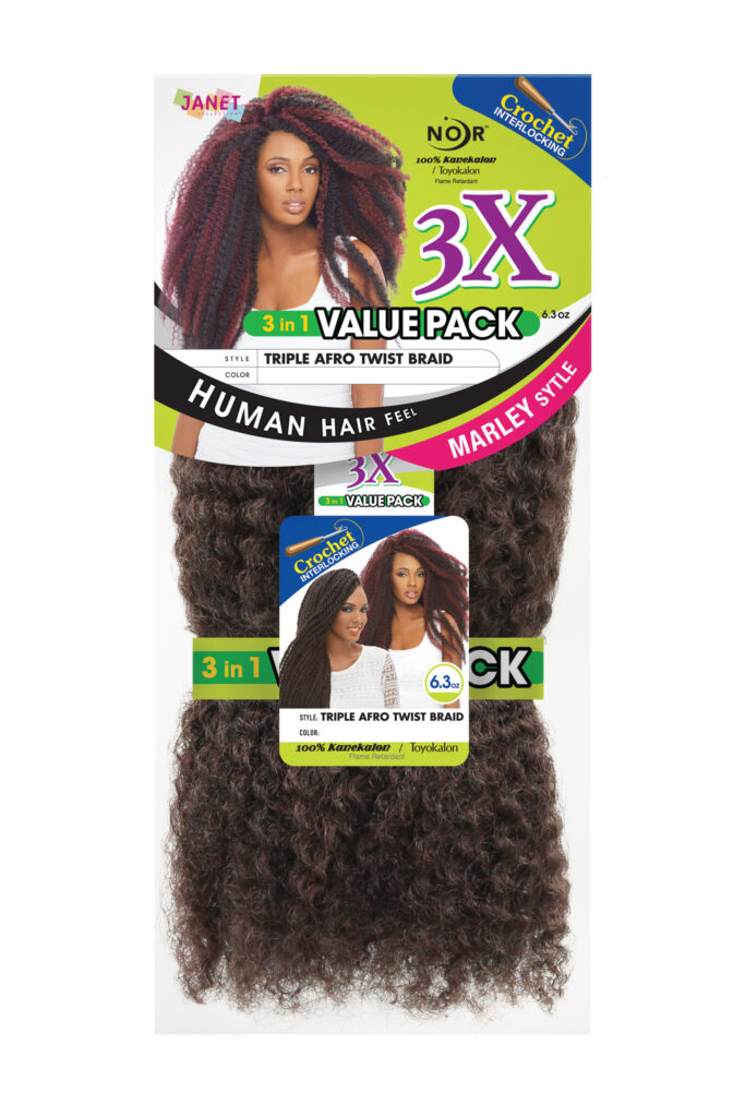 Janet Collection 3X Triple Afro Twist Braid – QuickFixIT